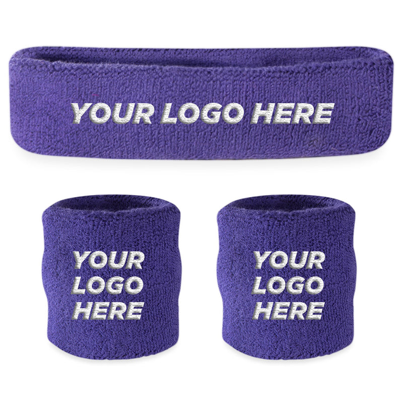 Custom Sweatbands - Embroidered Headbands and Wristbands