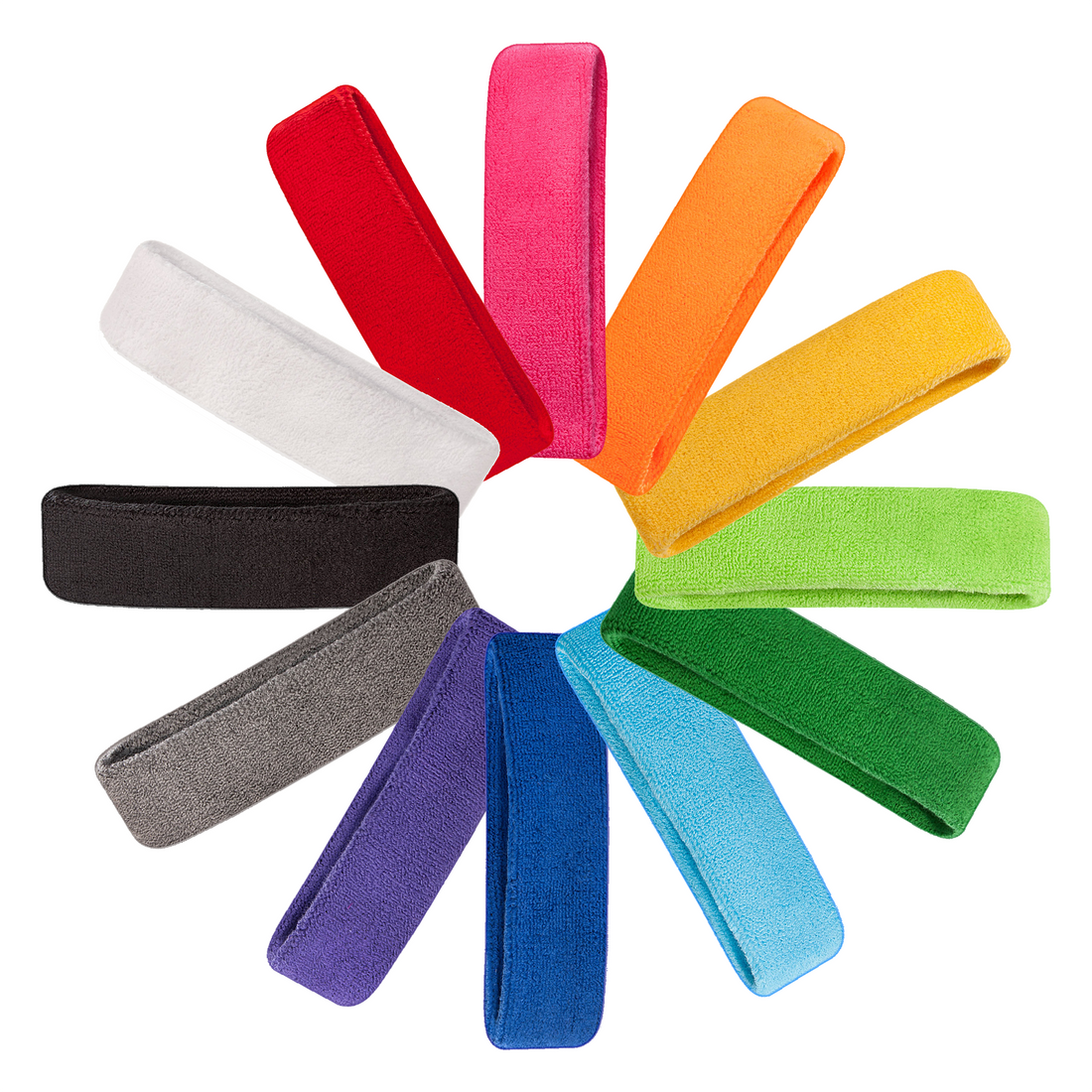 Terry Cloth Headbands, Wristbands & Sweatbands | SDRA